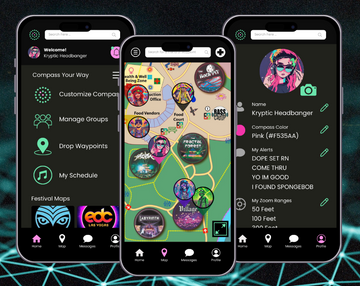 Crowd Compass: Find your friends at music festivals without your phone